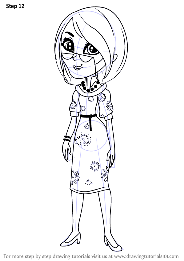 How to Draw Mrs. Anna Twombly from Littlest Pet Shop (Littlest Pet Shop ...