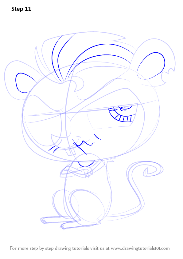 How to Draw Pete from Littlest Pet Shop (Littlest Pet Shop) Step by ...