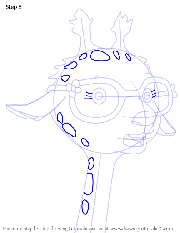 How to Draw Luna Giraffe from Llama Llama (Llama Llama) Step by Step ...