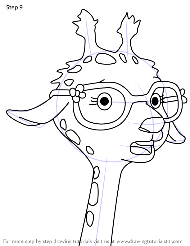 How to Draw Luna Giraffe from Llama Llama (Llama Llama) Step by Step ...