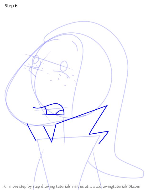 How to Draw Virginia from Lola & Virginia (Lola & Virginia) Step by ...