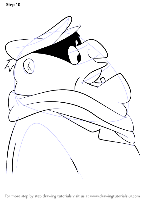 How to Draw Shropshire Slasher from Looney Tunes (Looney Tunes) Step by ...