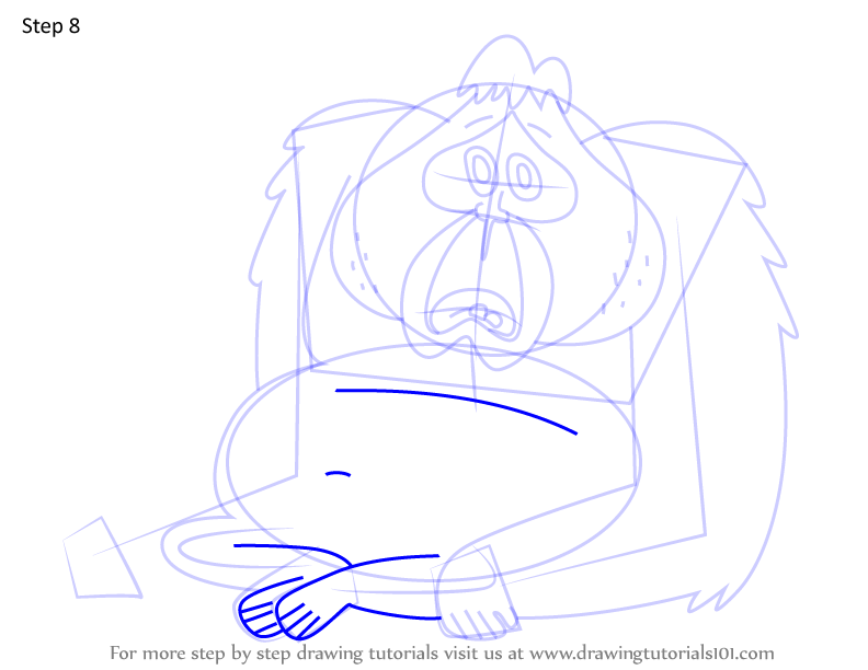How to Draw Bald Butt from Looped (Looped) Step by Step ...