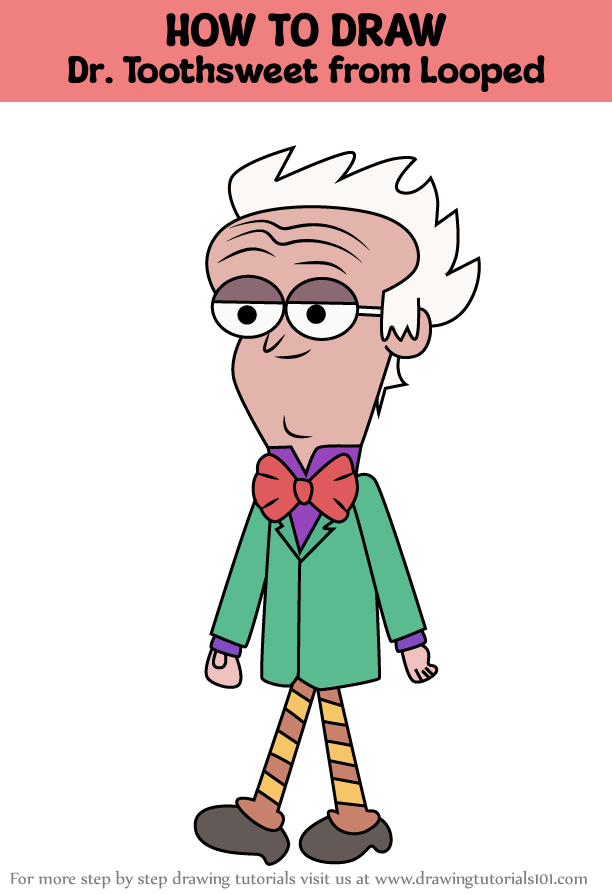 How to Draw Dr. Toothsweet from Looped (Looped) Step by Step ...