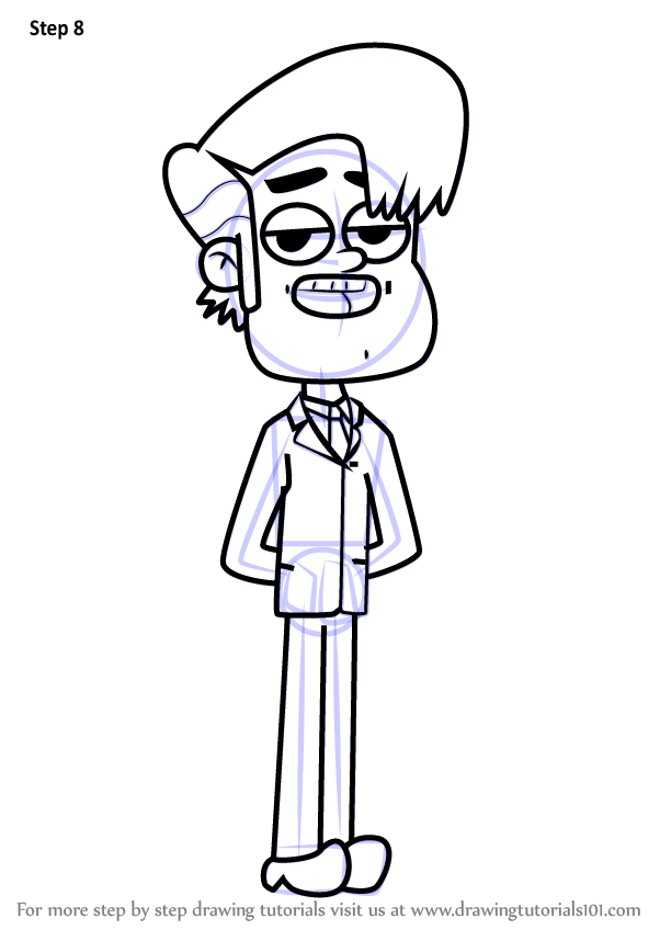 How to Draw Lyle Bush from Looped (Looped) Step by Step ...