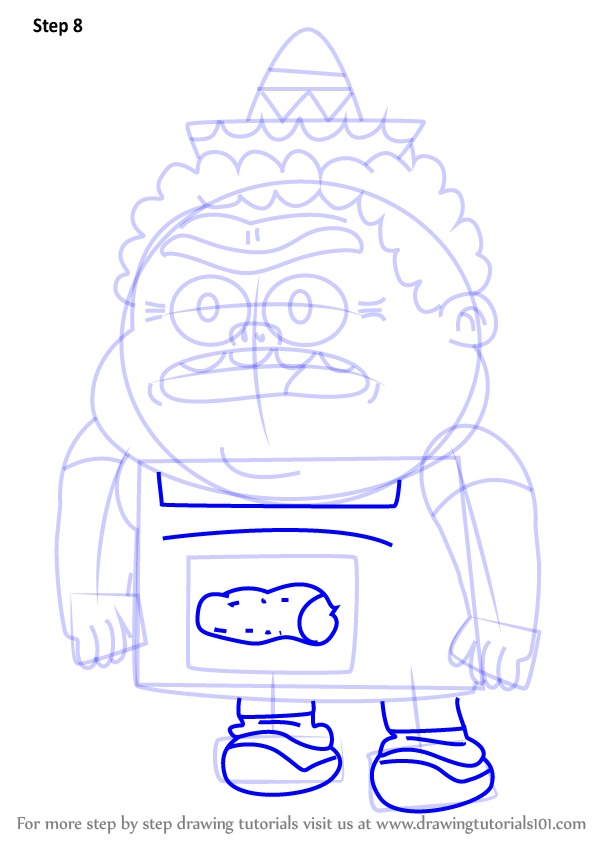 How to Draw Nam Nam from Looped (Looped) Step by Step ...