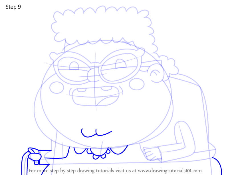How to Draw Old Lady from Looped (Looped) Step by Step ...
