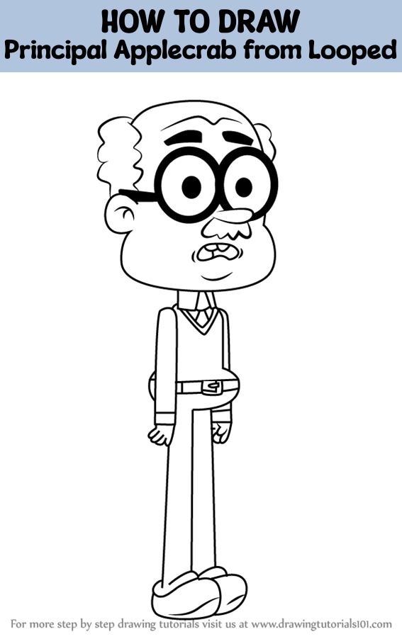 How to Draw Principal Applecrab from Looped (Looped) Step by Step ...