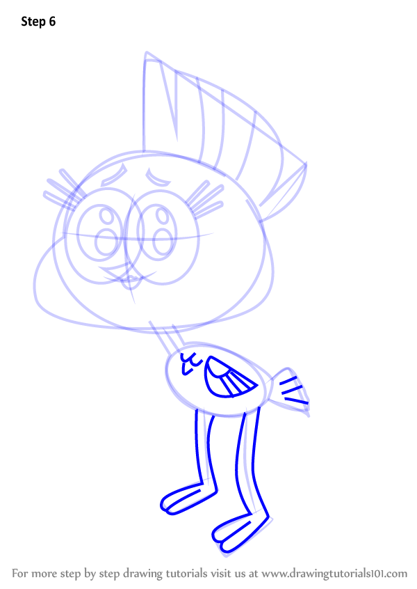 How to Draw Royal Blue Butt from Looped (Looped) Step by Step ...