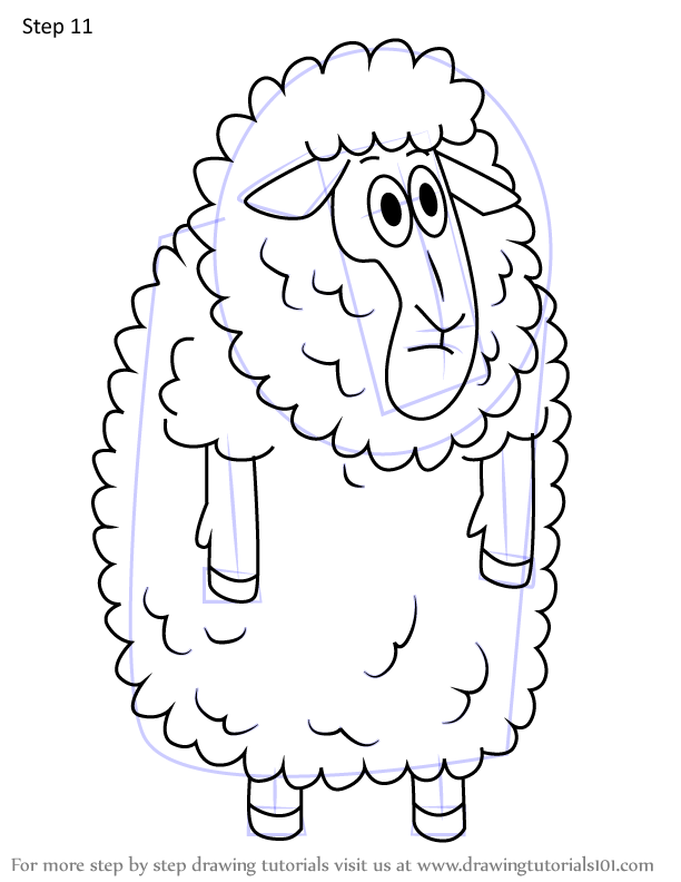 How to Draw Sheep from Looped (Looped) Step by Step ...