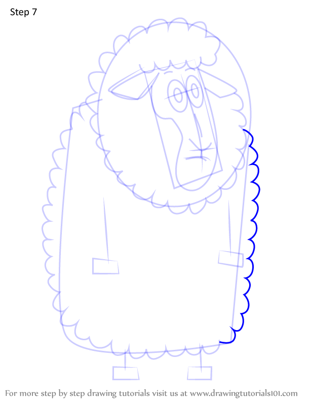 How to Draw Sheep from Looped (Looped) Step by Step ...