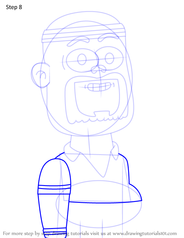 How to Draw Theo Merton Sr. from Looped (Looped) Step by Step ...