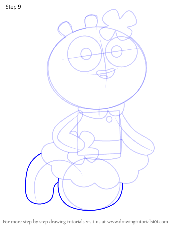 How to Draw Elodie from Lu and the Bally Bunch (Lu and the Bally Bunch ...