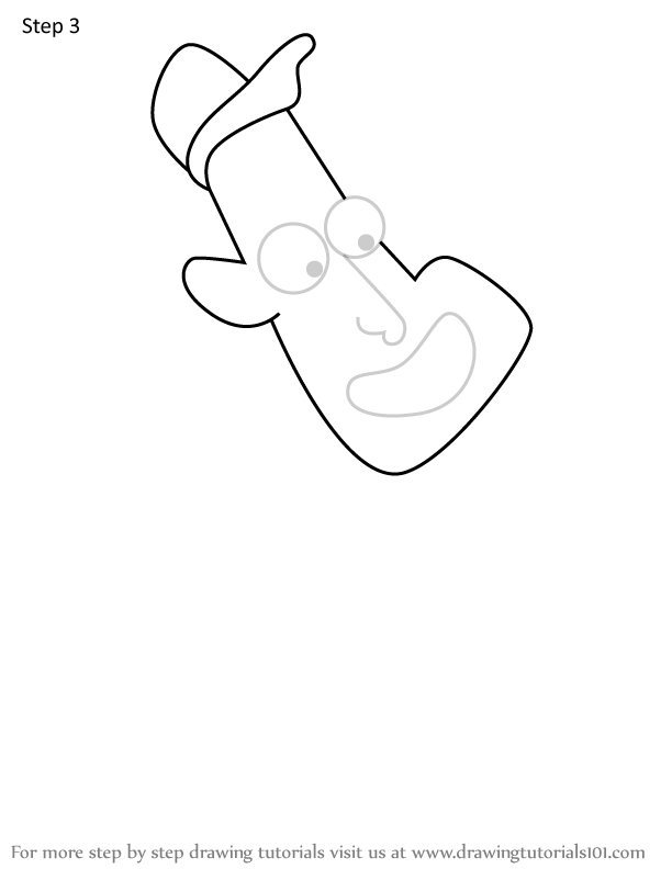 How to Draw Coach Arruga from Lucky Fred (Lucky Fred) Step by Step ...