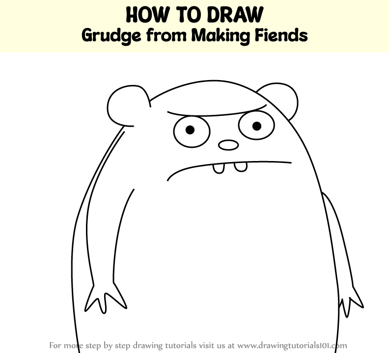 How to Draw Grudge from Making Fiends (Making Fiends) Step by Step ...