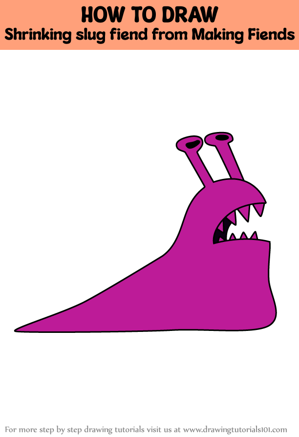 How to Draw Shrinking slug fiend from Making Fiends (Making Fiends ...