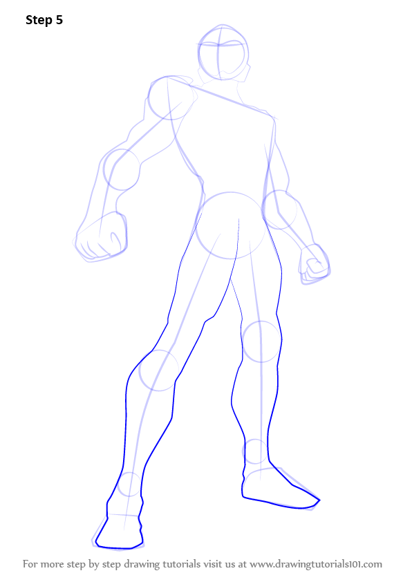 How to Draw Max Steel from Max Steel (Max Steel) Step by Step ...