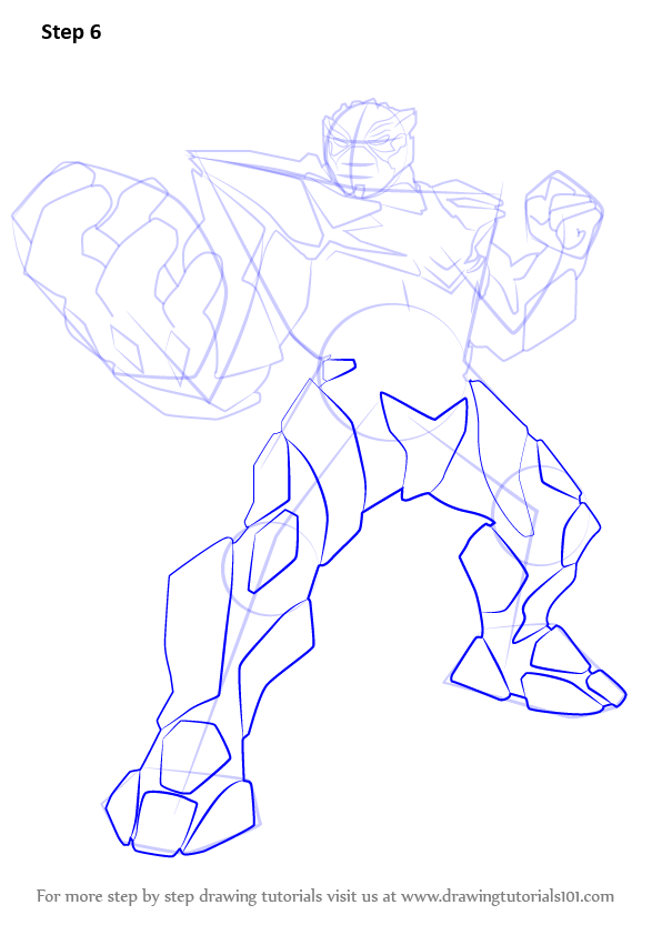 How to Draw Miles Dread from Max Steel (Max Steel) Step by Step ...