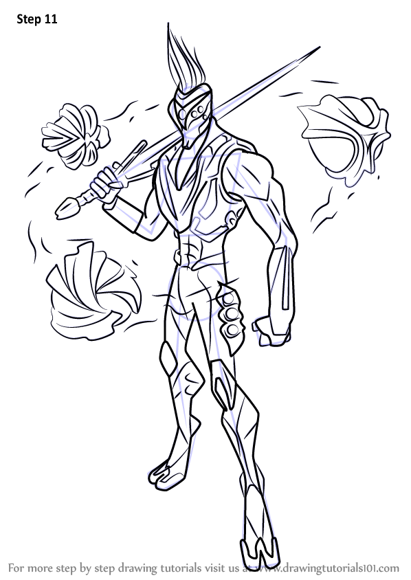 How to Draw Ven-Ghan from Max Steel (Max Steel) Step by Step ...