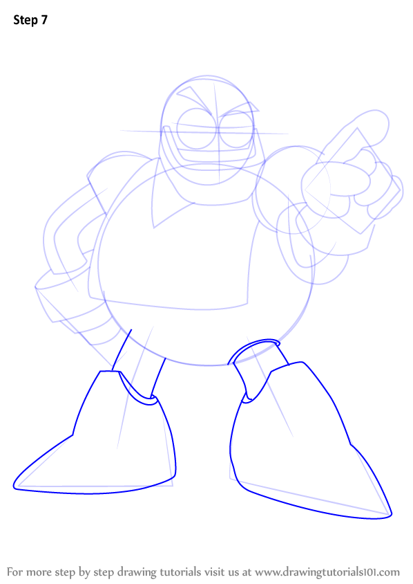 How to Draw Auto from Mega Man (Mega Man) Step by Step ...