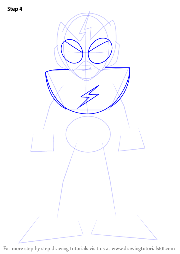 How to Draw Elec Man from Mega Man (Mega Man) Step by Step ...