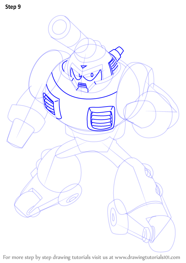 How to Draw Mars from Mega Man (Mega Man) Step by Step ...
