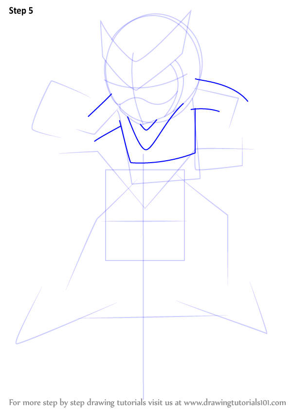 How to Draw Quint from Mega Man (Mega Man) Step by Step ...
