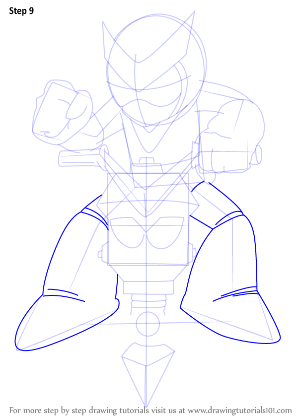How to Draw Quint from Mega Man (Mega Man) Step by Step ...
