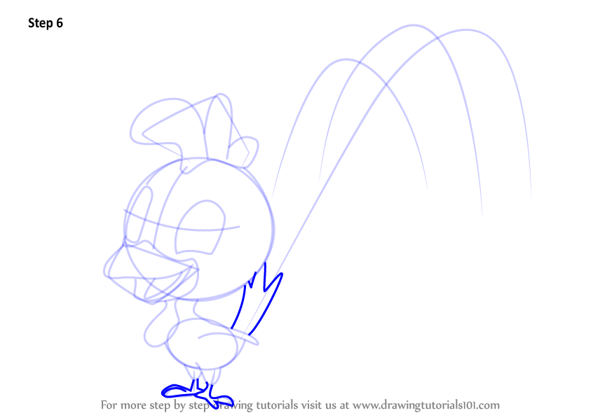 How to Draw Boo Boo Chicken from Mickey Mouse Clubhouse (Mickey Mouse ...