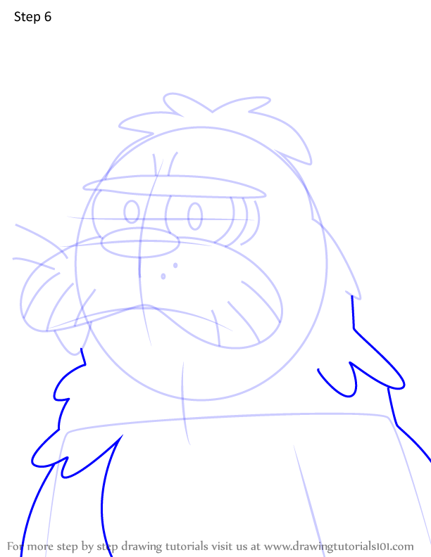How to Draw Clubber Lang from Middlemost Post (Middlemost Post) Step by ...