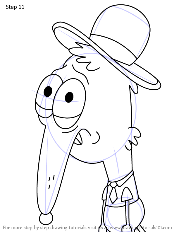 How to Draw Darold Short from Middlemost Post (Middlemost Post) Step by ...