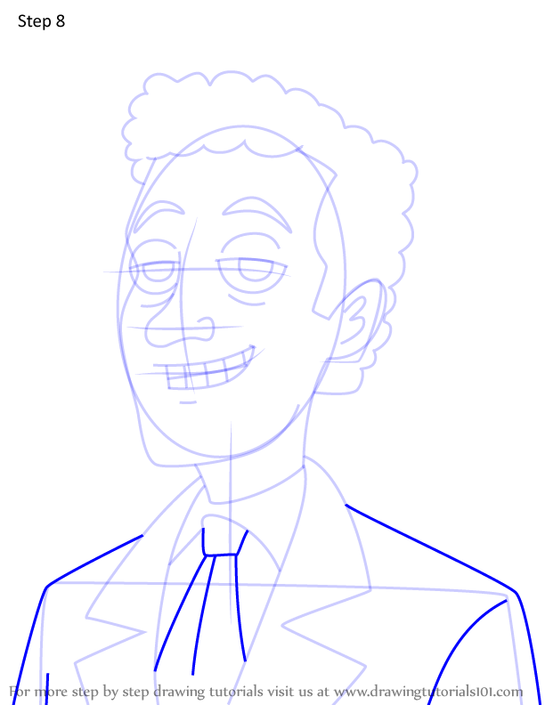 How to Draw Bob Block from Milo Murphy's Law (Milo Murphy's Law) Step ...