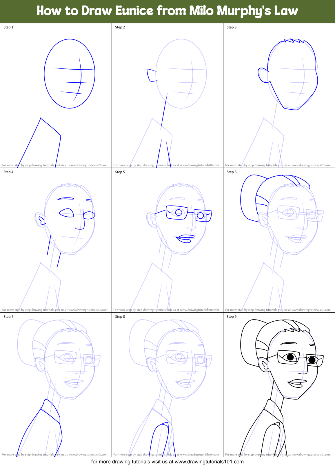 How to Draw Eunice from Milo Murphy's Law (Milo Murphy's Law) Step by ...