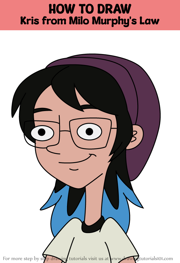 How to Draw Kris from Milo Murphy's Law (Milo Murphy's Law) Step by ...