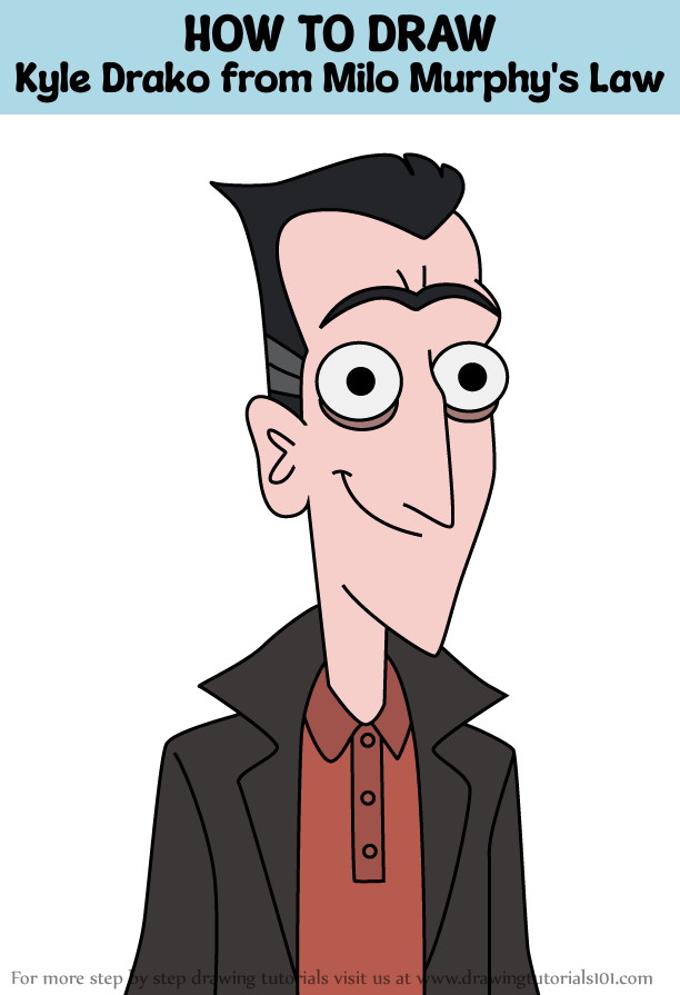 How to Draw Kyle Drako from Milo Murphy's Law (Milo Murphy's Law) Step ...