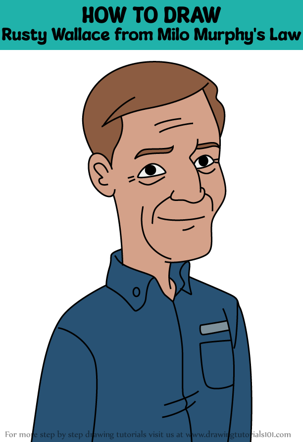How to Draw Rusty Wallace from Milo Murphy's Law (Milo Murphy's Law ...