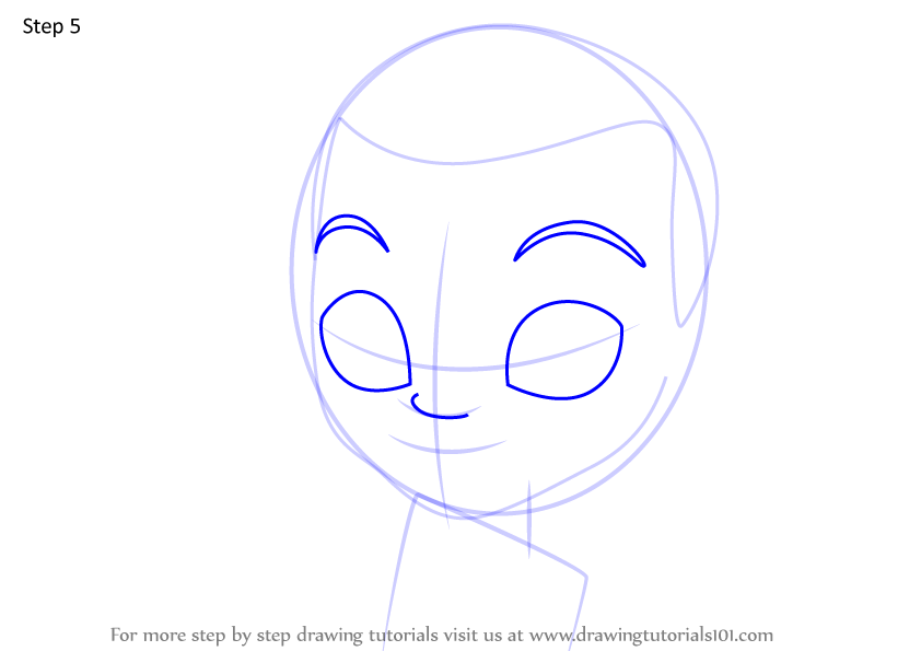 How to Draw August from Miraculous Ladybug (Miraculous Ladybug) Step by ...