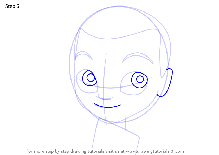 How to Draw August from Miraculous Ladybug (Miraculous Ladybug) Step by ...