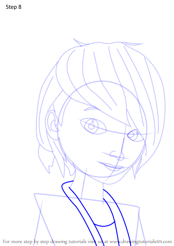 How to Draw Nathaniel Kurtzberg from Miraculous Ladybug (Miraculous ...