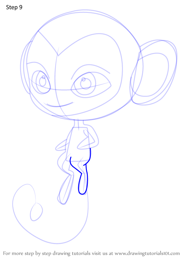 How to Draw Xuppu from Miraculous Ladybug (Miraculous Ladybug) Step by ...