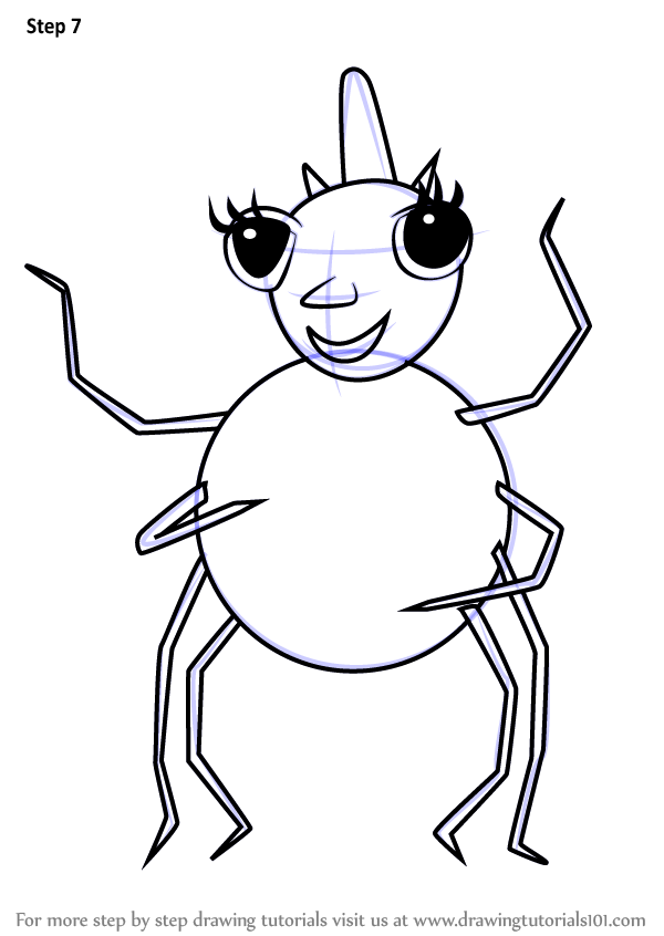 How to Draw Miss Spider from Miss Spider's Sunny Patch Friends (Miss ...