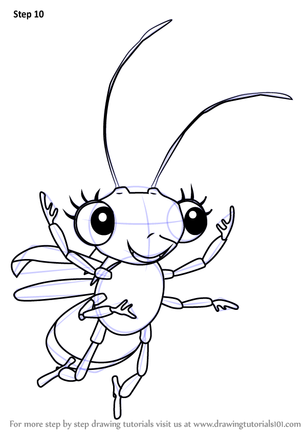 How to Draw Shimmer from Miss Spider's Sunny Patch Friends (Miss Spider ...