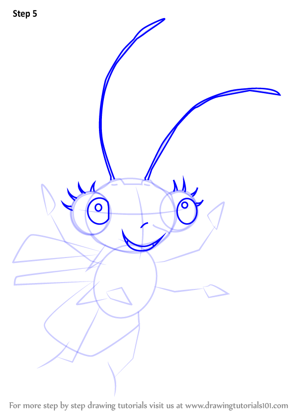 How to Draw Shimmer from Miss Spider's Sunny Patch Friends (Miss Spider ...