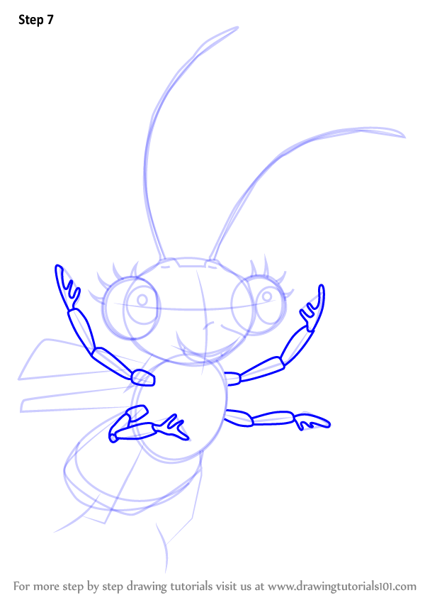 How to Draw Shimmer from Miss Spider's Sunny Patch Friends (Miss Spider ...