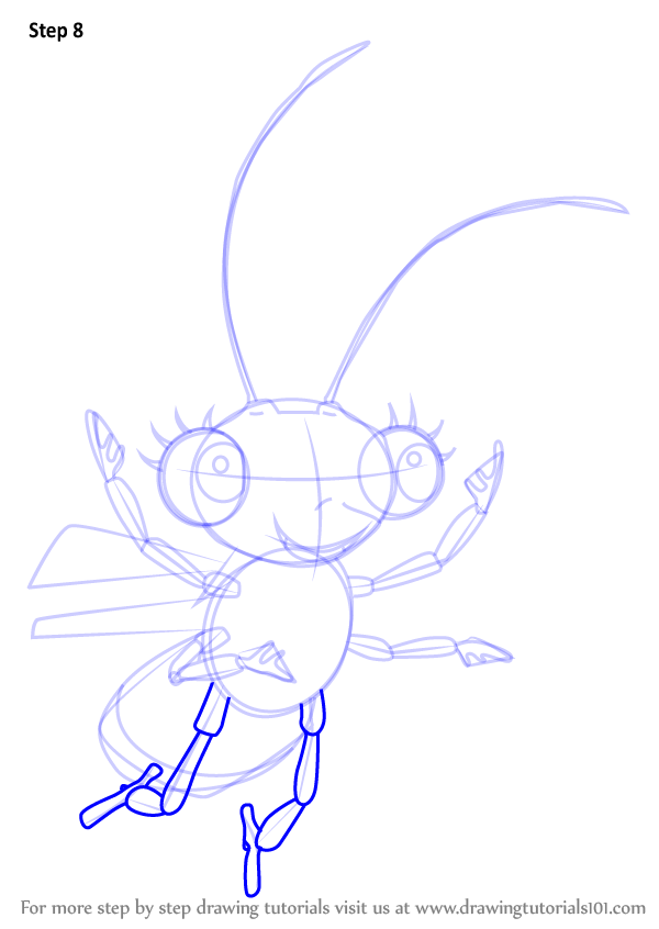How to Draw Shimmer from Miss Spider's Sunny Patch Friends (Miss Spider ...
