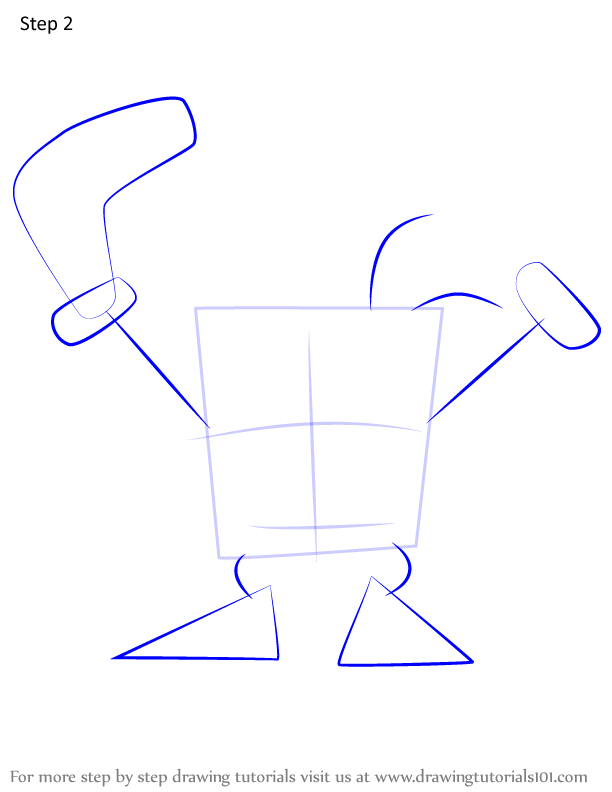 How to Draw Boomerang Nixel from Mixels (Mixels) Step by Step ...