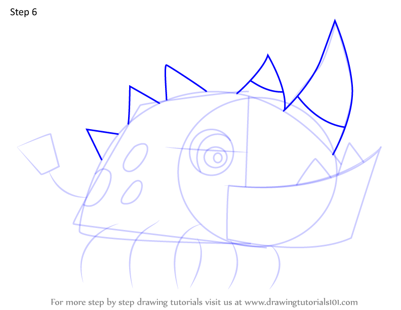 How to Draw Borers from Mixels (Mixels) Step by Step ...