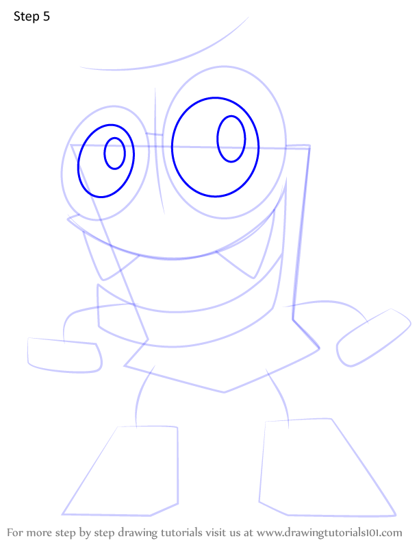 How to Draw Burnard from Mixels (Mixels) Step by Step ...
