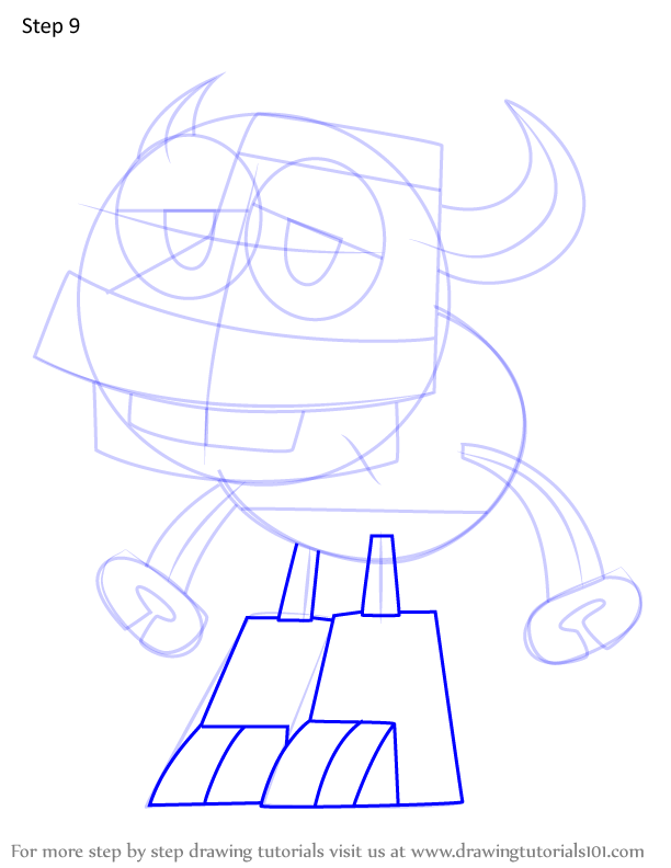How to Draw Fantasto from Mixels (Mixels) Step by Step ...
