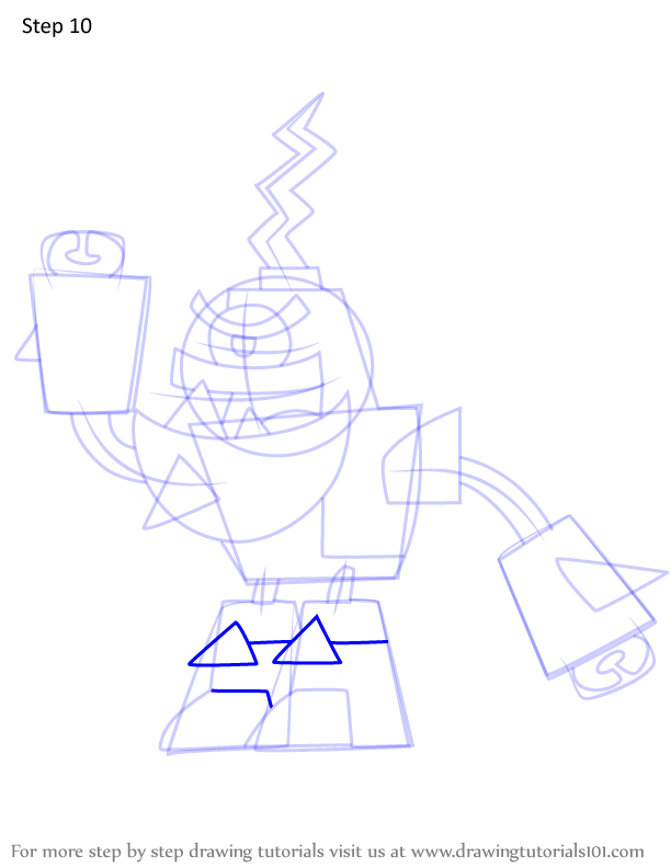 How to Draw Hurtz from Mixels (Mixels) Step by Step ...